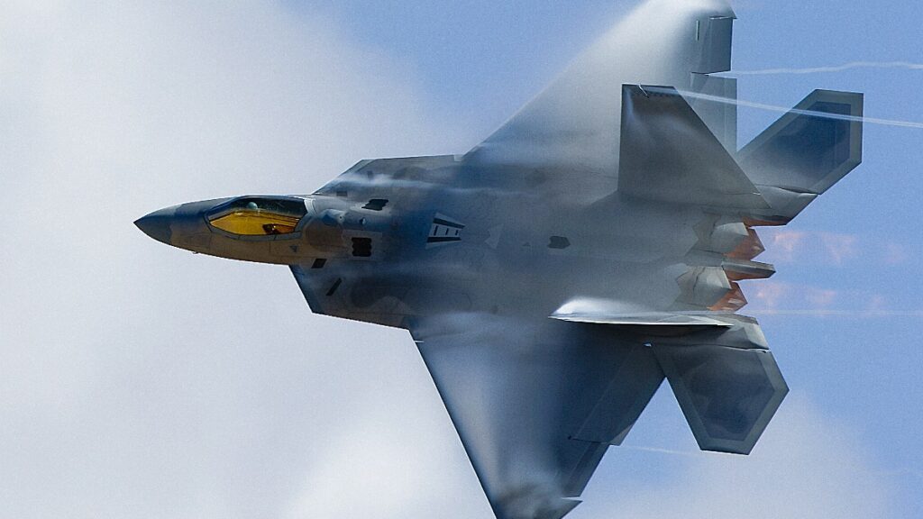 Surprise: How a Stealth F-22 Flew Right Under an Old Iranian F-4 ...