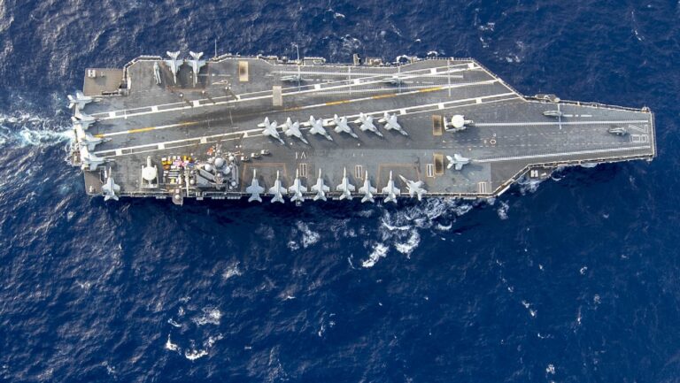 USS Gerald R. Ford Aircraft Carrier Took 12 Years to Join the U.S. Navy ...