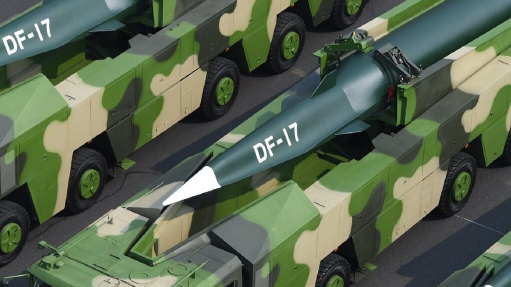 DF-17: China Is Showing Off Video of a Hypersonic Missile Built to Sink ...