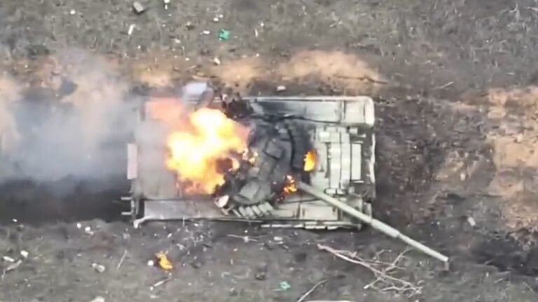 New Footage Shows Ukraine Using Drones to 'Bomb' Russian Tanks - 19FortyFive