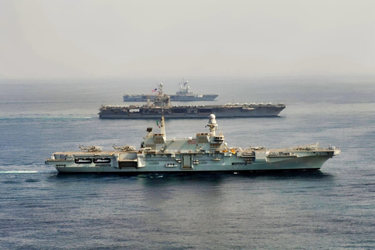 ITS Cavour: Italy Has An Aircraft Carrier and Its Sailing Everywhere ...
