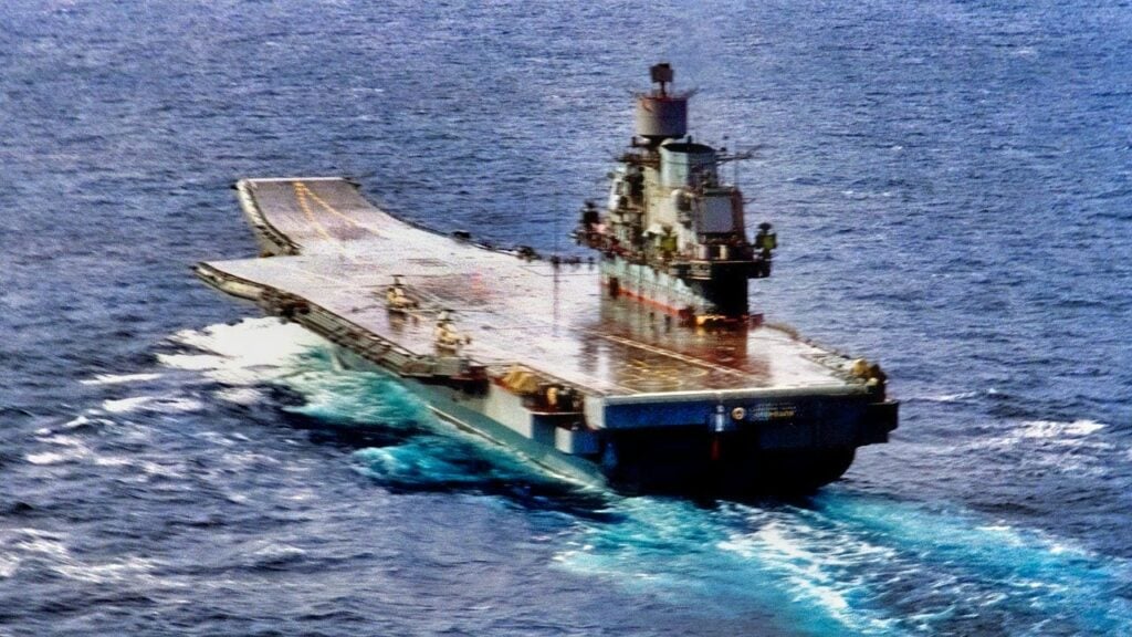 Russia's Only Aircraft Carrier Sailed to War Trailing a Tugboat in Case ...
