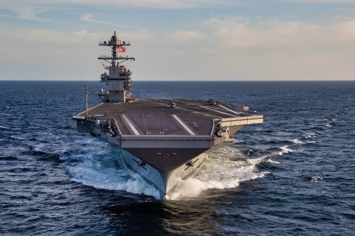 The Navy's New Ford-Class Aircraft Carrier Has A 'Secret Weapon ...