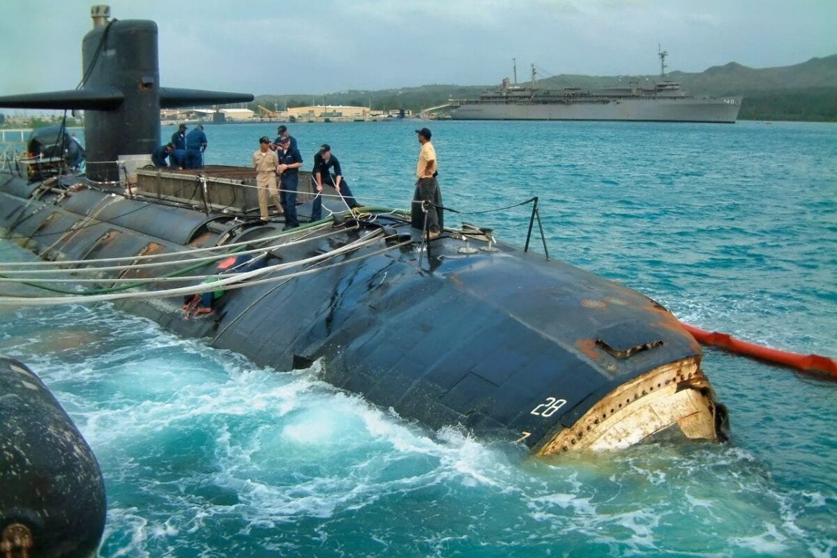 Navy Nuclear Attack Submarine 'Smashed Hard' Into an Underwater ...