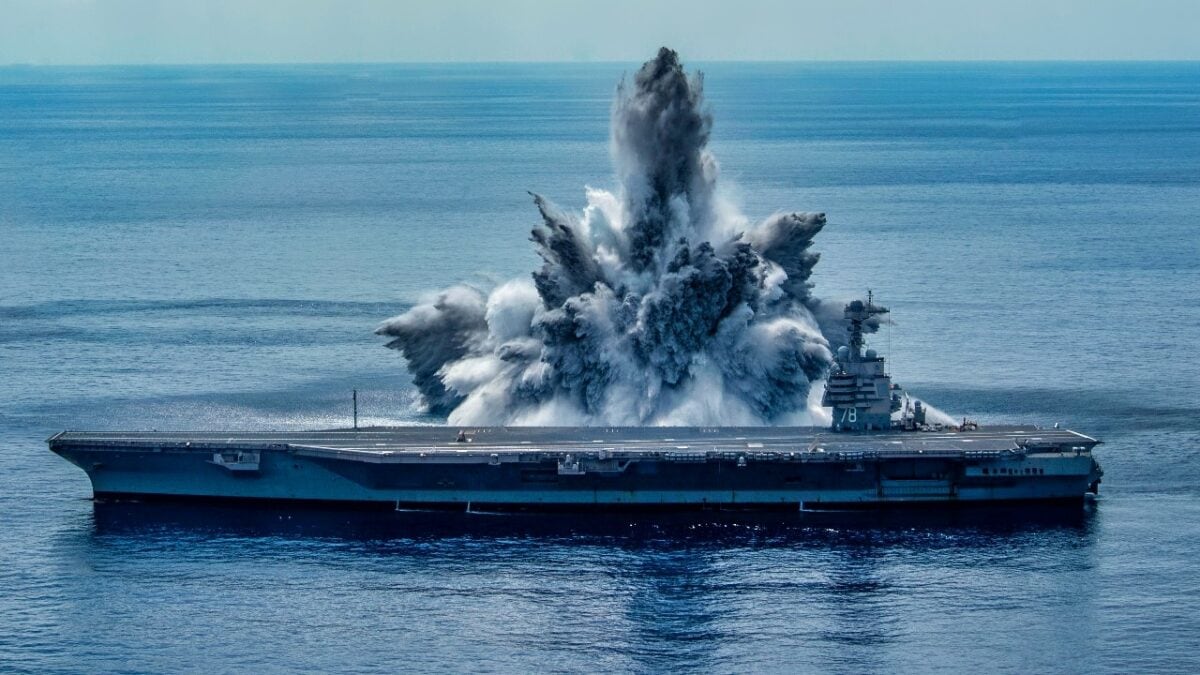 The Navy's Ford-Class Aircraft Carrier Has a Message for Any Navy ...