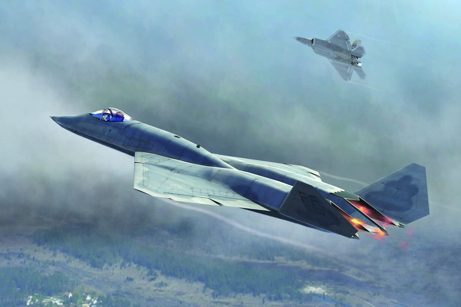 YF-23 Black Widow II Stealth Fighter Could Have Replaced the F-22 ...