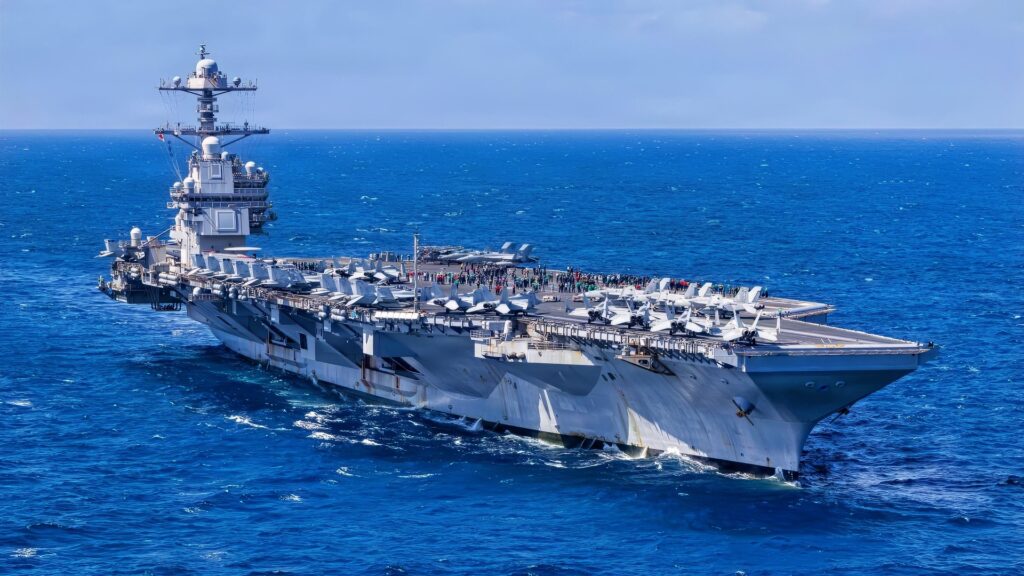 100,000 Ton New Navy Ford-Class Supercarrier USS John F. Kennedy Just ...