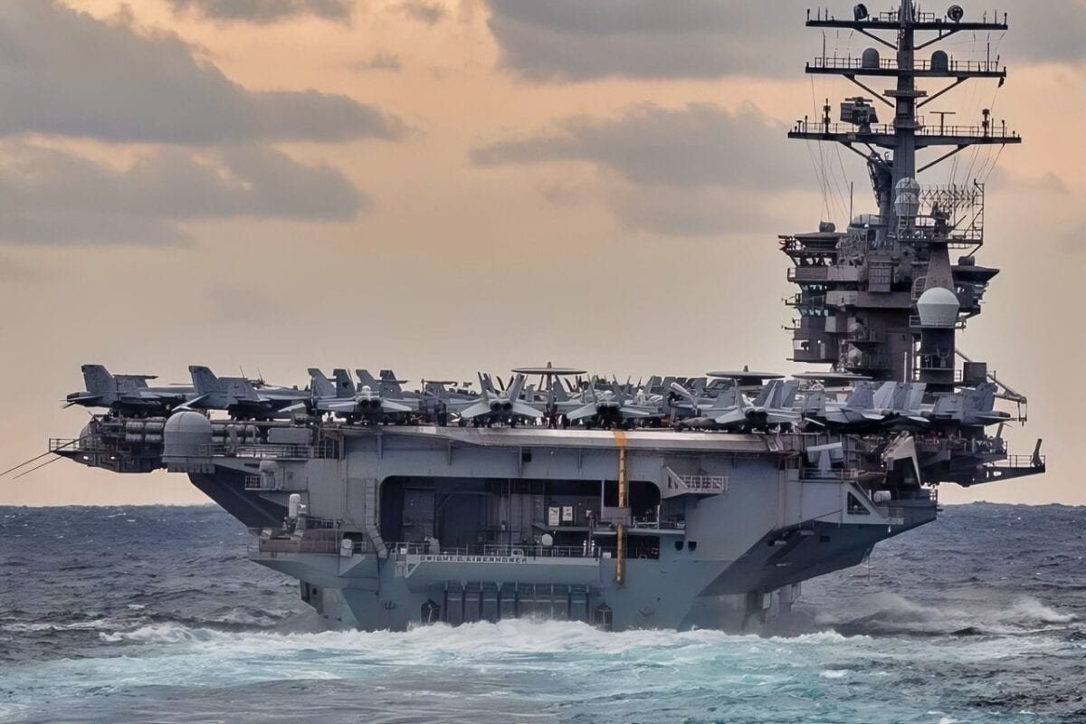 Why U.S. Navy Supercarriers Won't Ever 'Tip Over' In a Bad Storm ...