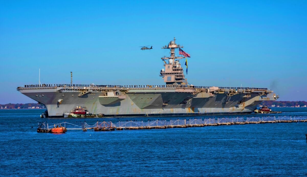 Navy Supercarrier USS Gerald R. Ford Is Being Pushed Past the Breaking ...