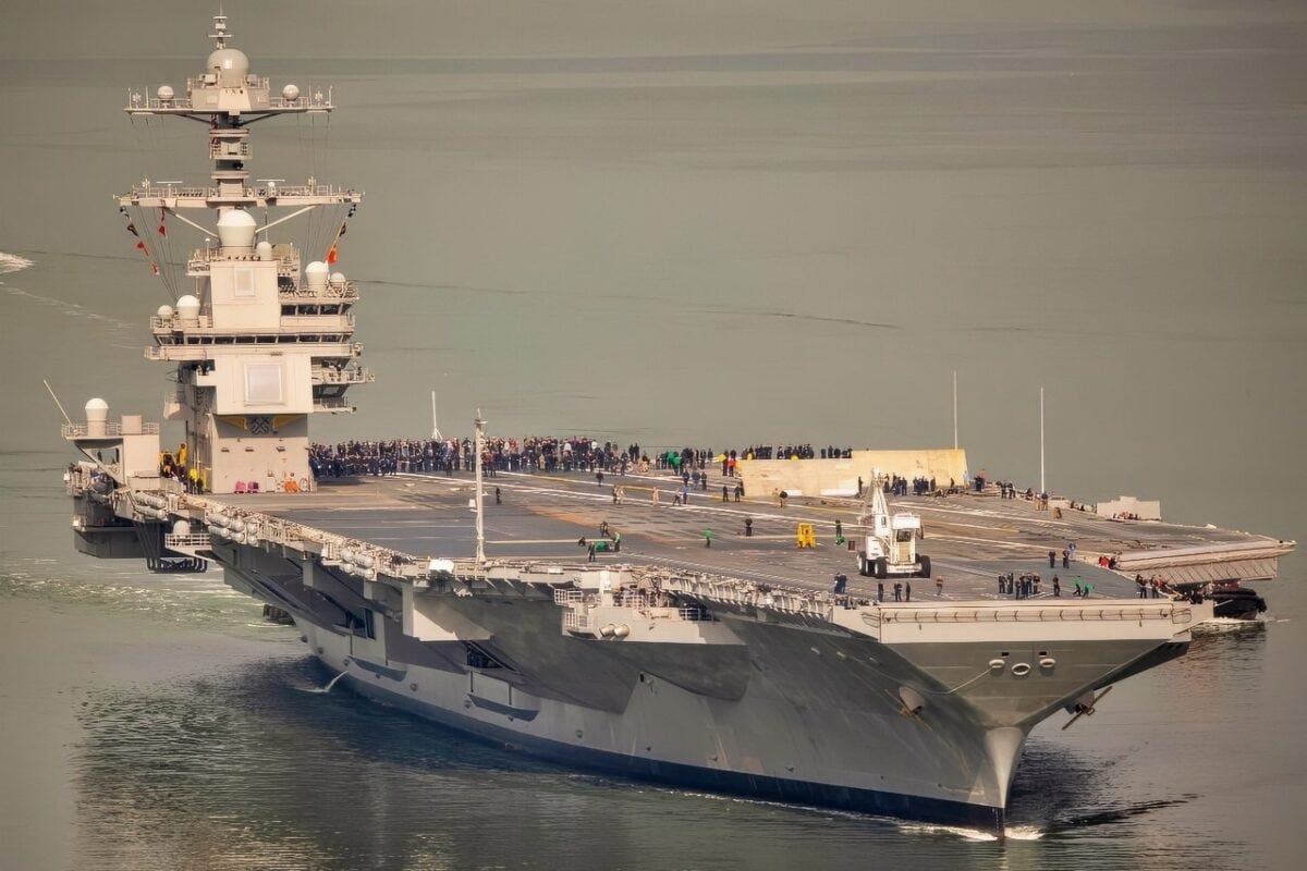 The U.S. Navy's New Nuclear Aircraft Carrier Looks Powerful – But It ...