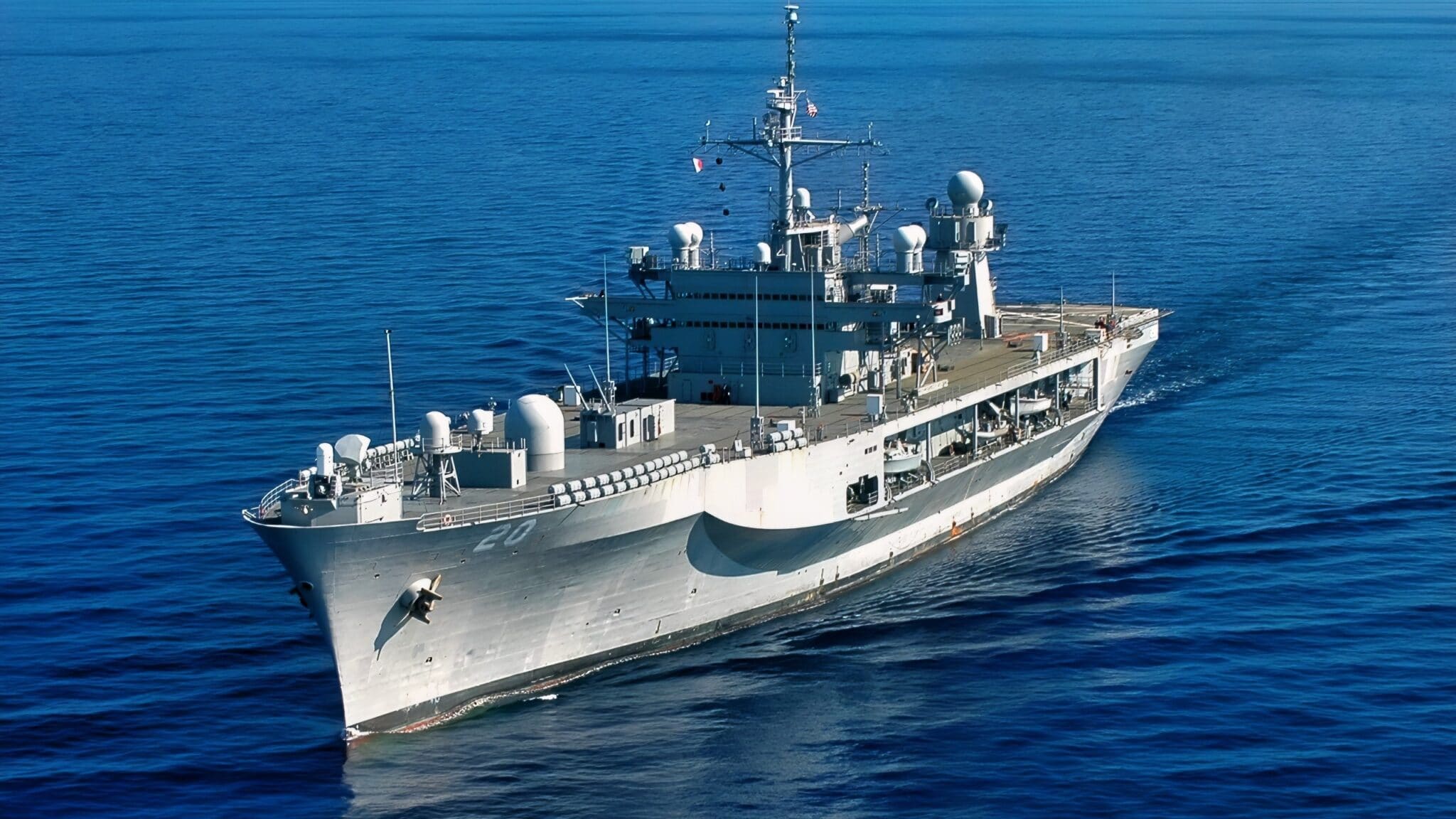 Forget Aircraft Carriers: The U.S. Navy's Blue Ridge-Class Command Ship ...