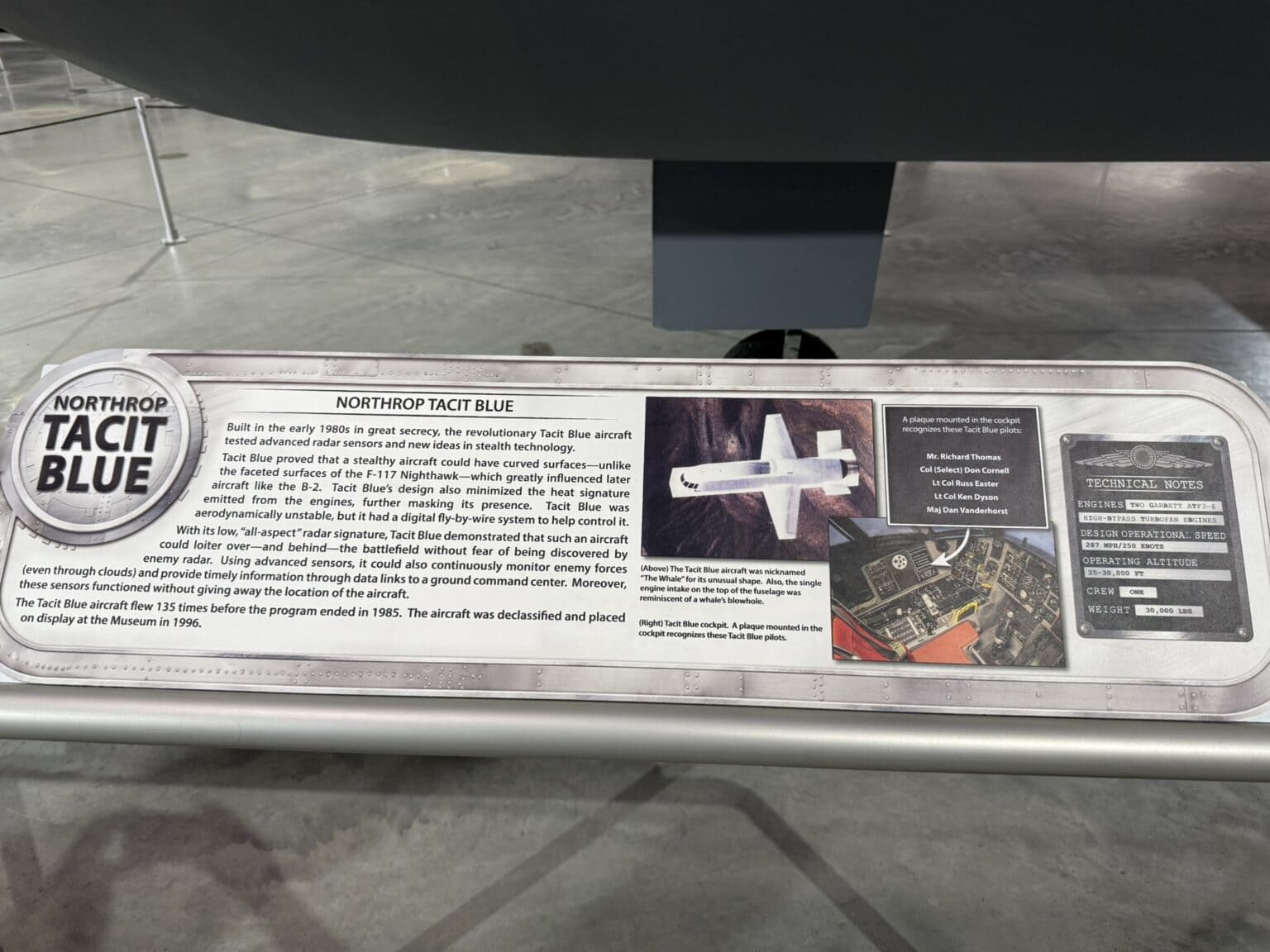 The Air Force Hid a Secret Stealth Aircraft for 18 Years — The 'Whale ...