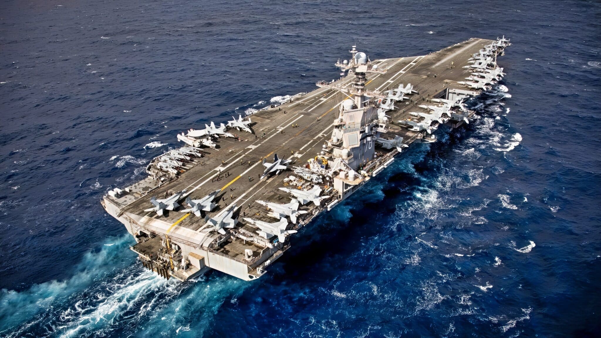 'Crew Exhaustion': USS Gerald R. Ford Aircraft Carrier Is Being Forced ...