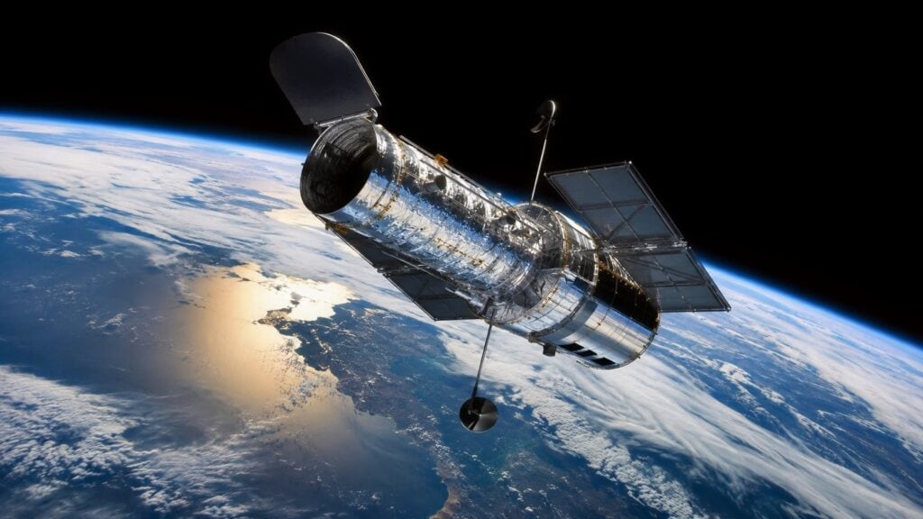 The Hubble Space Telescope launched in 1990 with the most perfectly ...